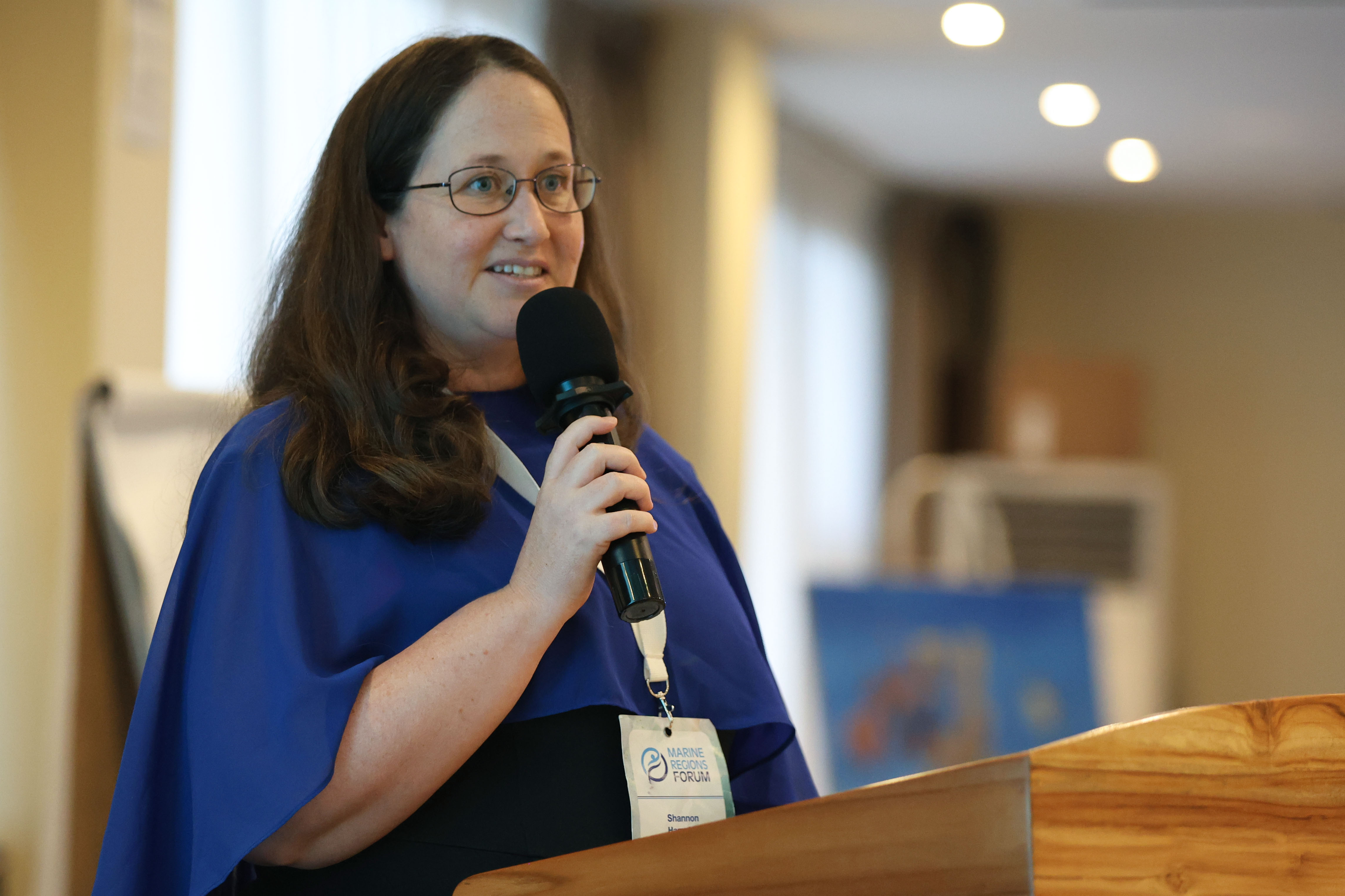 Shannon Hampton, RIFS - MRF2023 - 9Nov2023 - Photo | IISD Earth Negotiations Bulletin